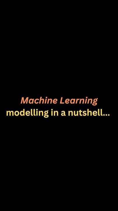 Machine Learning Modeling in a Nutshell (Ensemble Learning) - YouTube