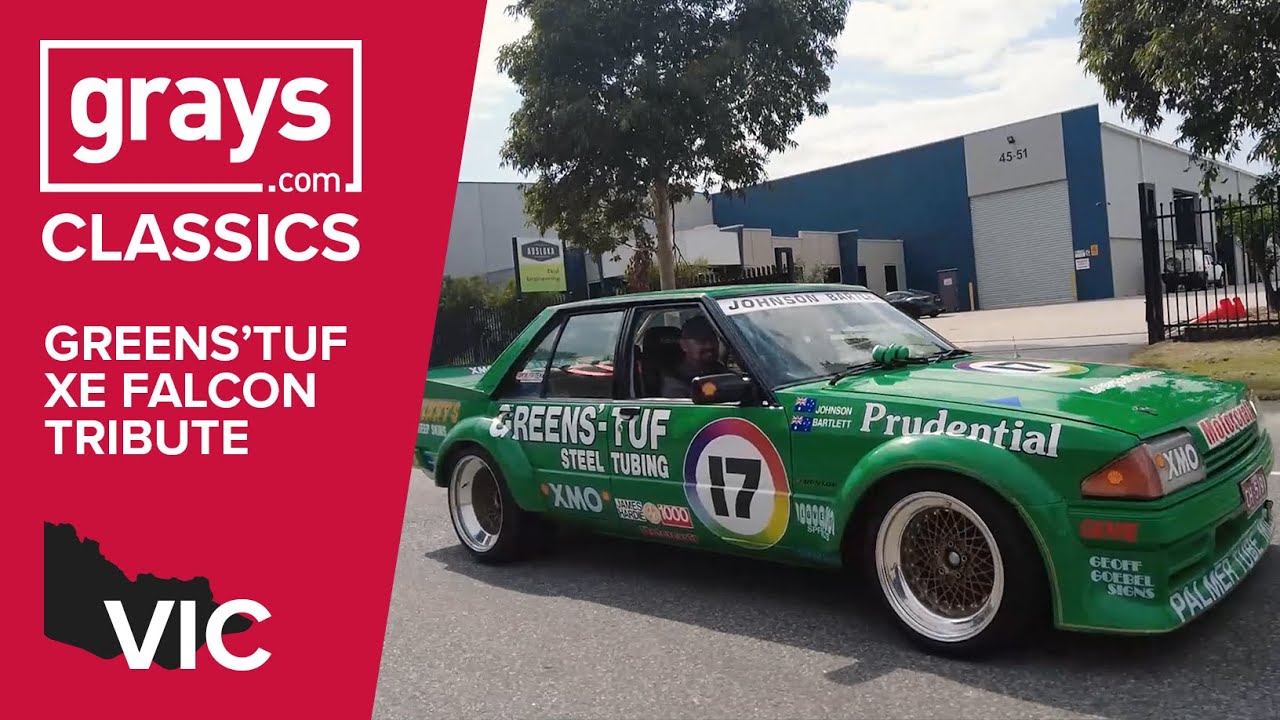 John Bowe takes this Dick Johnson Greens'tuf XE Falcon tribute for a ...