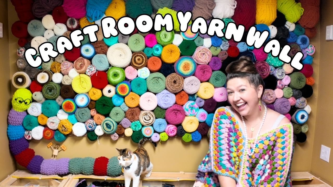 Making a YARN WALL! - YouTube