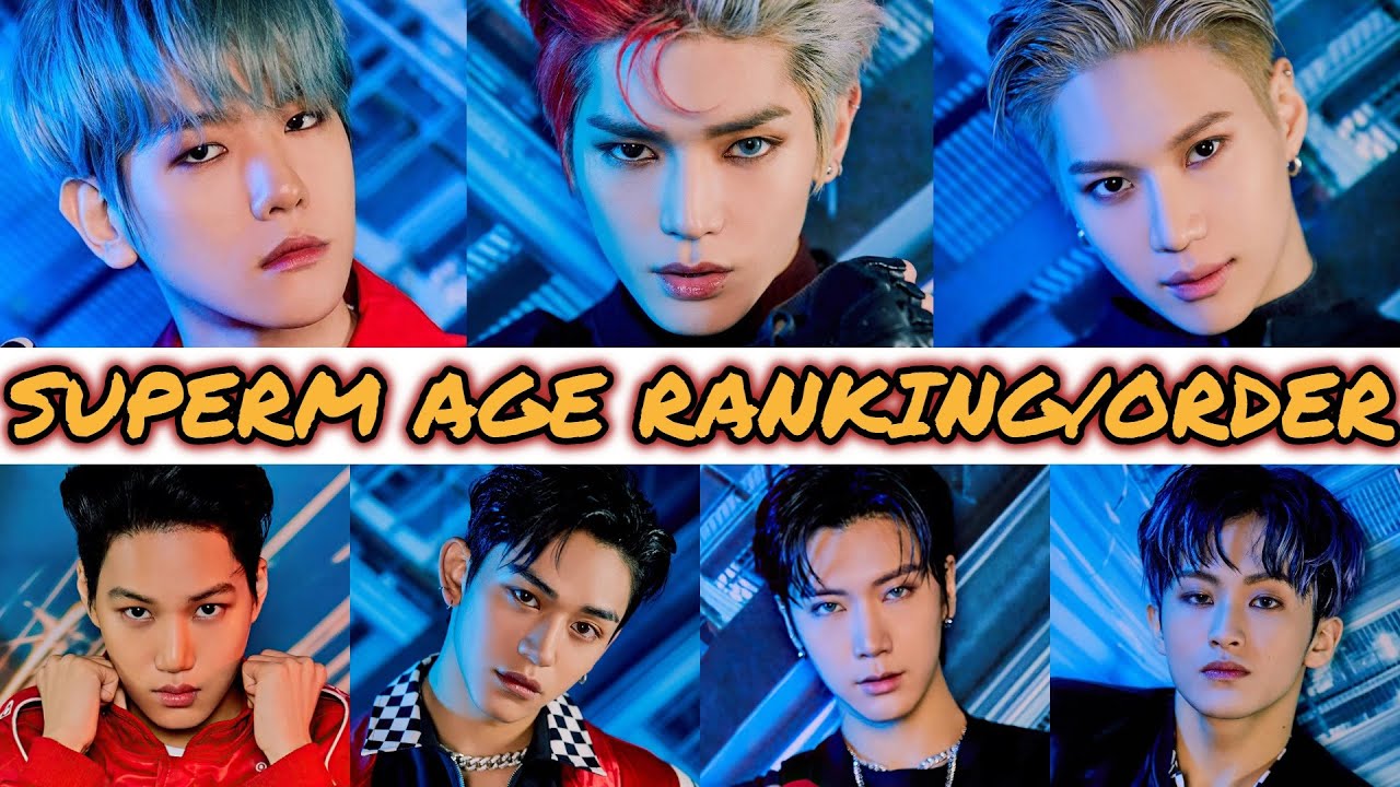 [NOV. 2020] SUPERM AGE RANKING/ORDER (OLDEST TO YOUNGEST) - YouTube