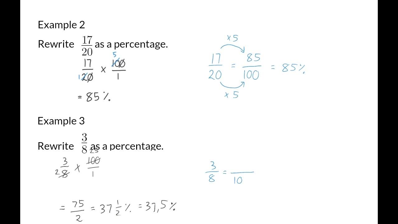 06 Fractions and percentages - YouTube