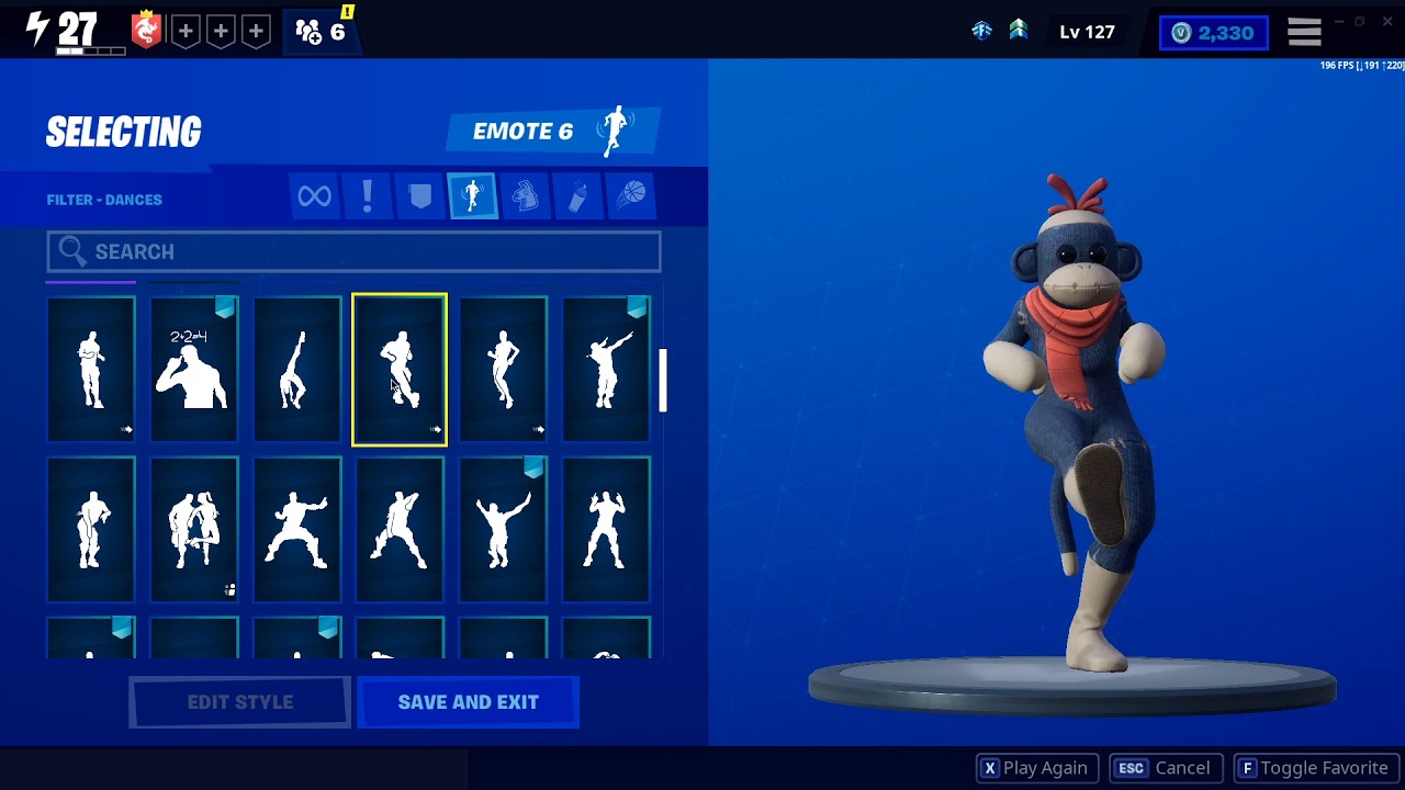 Monks Skin Showcase with Fortnite Dances & Emotes - YouTube