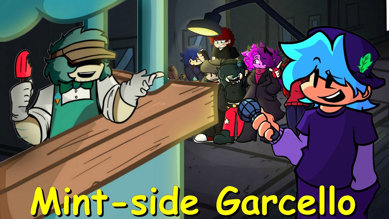 FNF: Ice 'Em Out Struggle | Mint-side Garcello Full Week Demo [FNF Mod ...