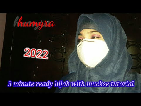 3minute reday hijab|my hijab style|hijab tutorial|tight niqab|bondage|hijab fashion24april2022