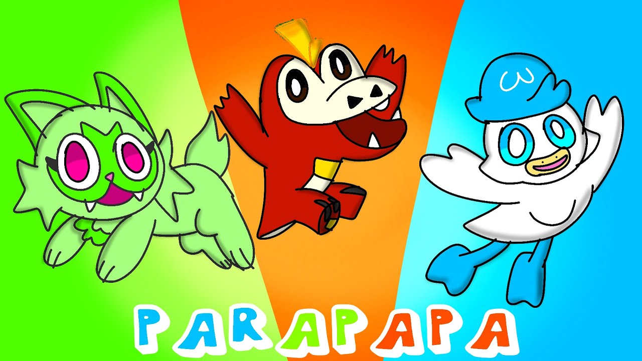 Parapapa Meme (Paldea Starters Version) - YouTube