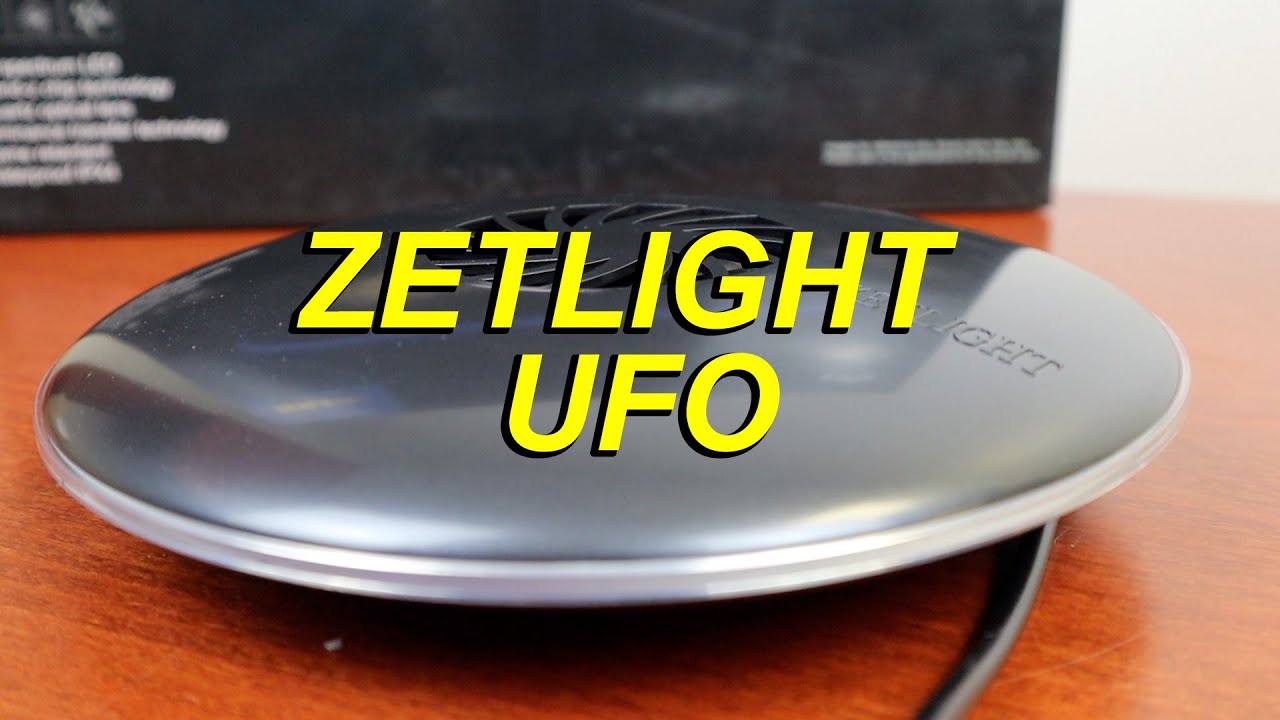 Zetlight UFO Z8 Horizon Aqua Multiple Lights Set Up - YouTube