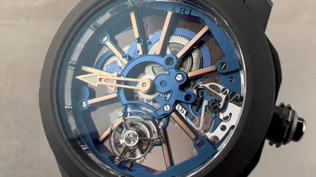 Bulgari Octo Roma Tourbillon Sapphire 103154 BVLGARI Watch Review - YouTube
