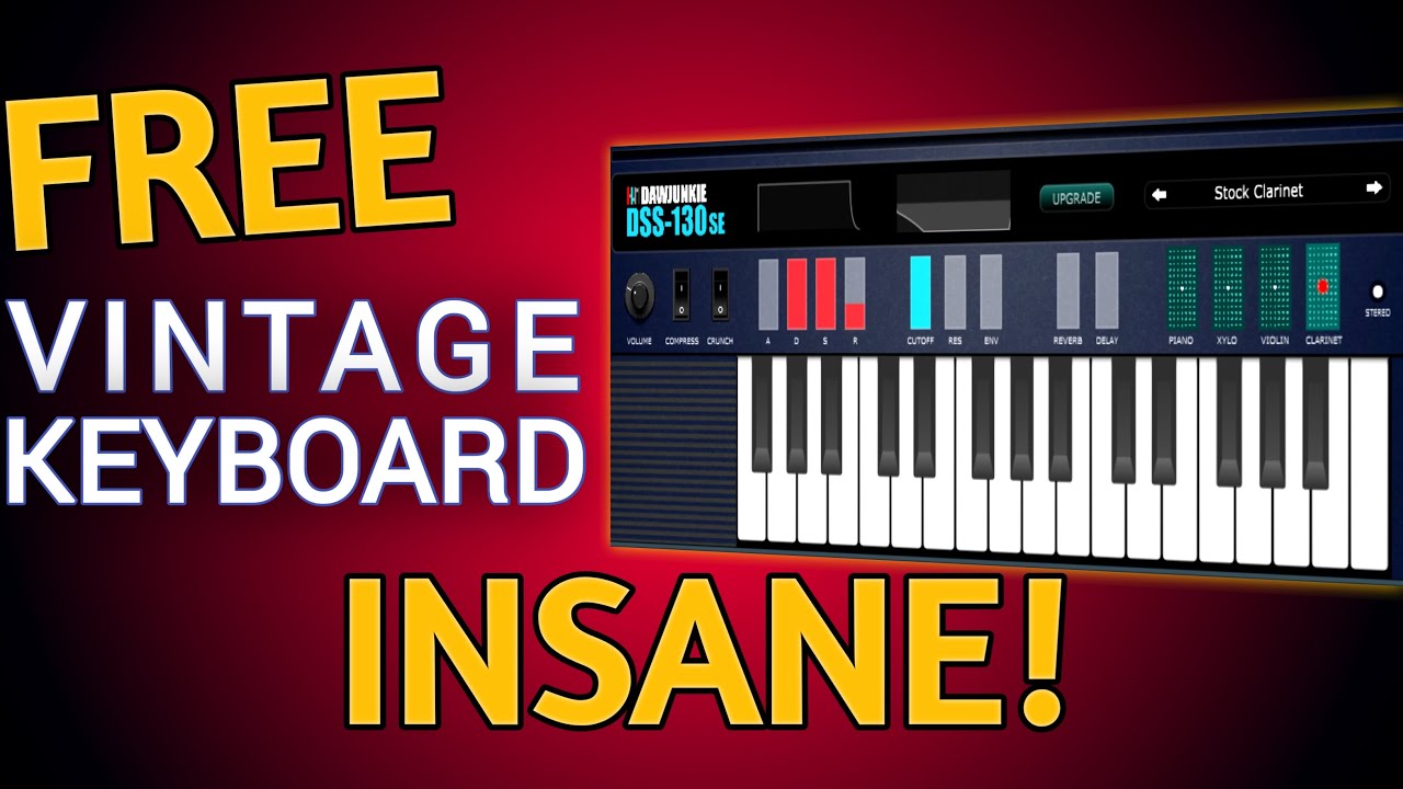 FREE VINTAGE KEYBOARD VST! DSS 130SE Sounds TOO GOOD! Making A Beat ...