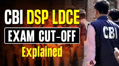CBI DSP LDCE EXAM 2025 - YouTube