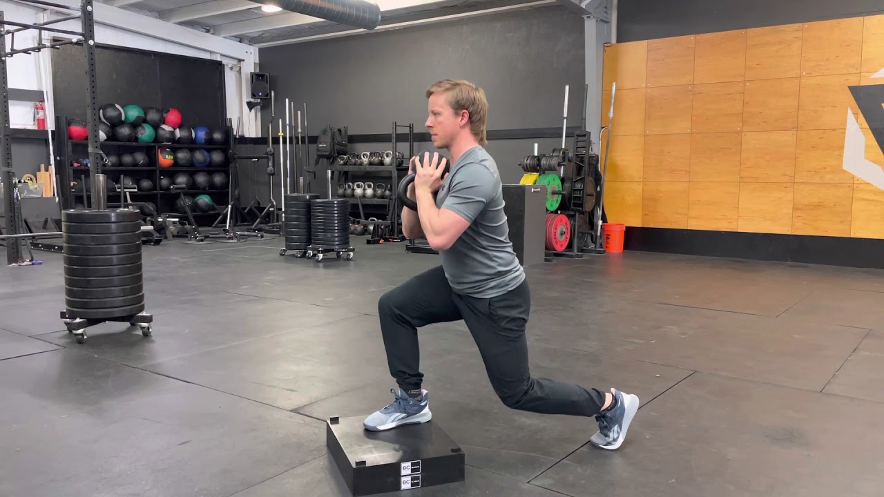 FFE Goblet Hold Split Squat - YouTube