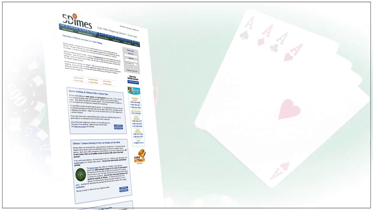 5Dimes - Sportsbook Review and 50% Sign Up Bonus Code - YouTube