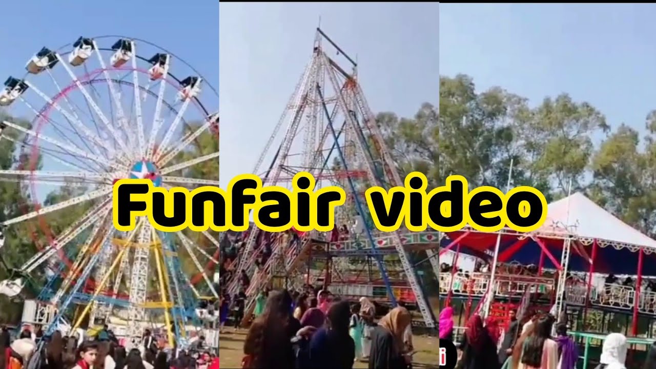 Marghzar college Gujrat Funfair video l funfair in Marghzar college l ...
