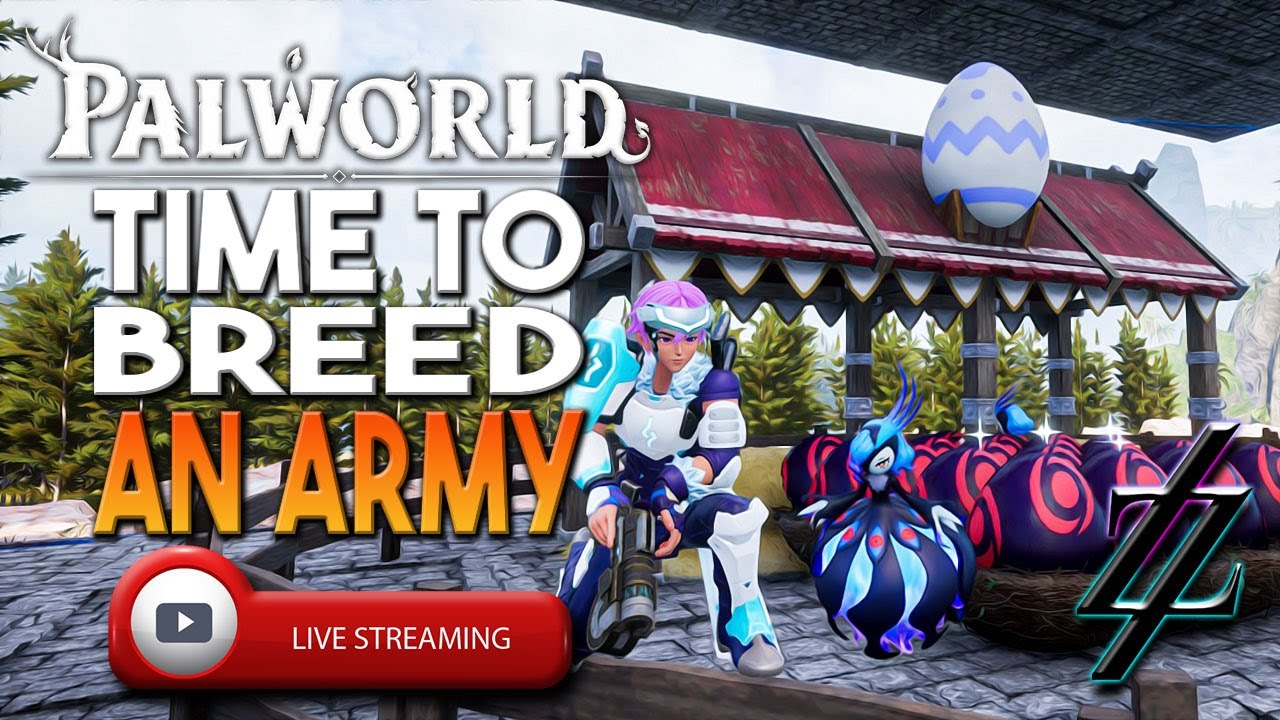 Re-Breeding Our Army For Ultra Bellanoir: Palworld Live - YouTube