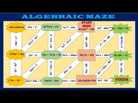 Algebraic Maze//Class 8 - YouTube