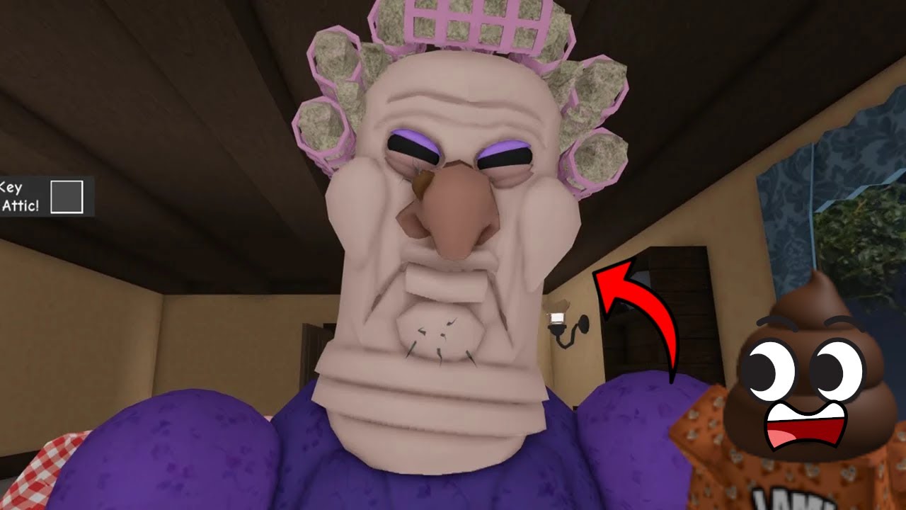 Entkomme Der BÖsen Oma Roblox Kaki 💩 Youtube