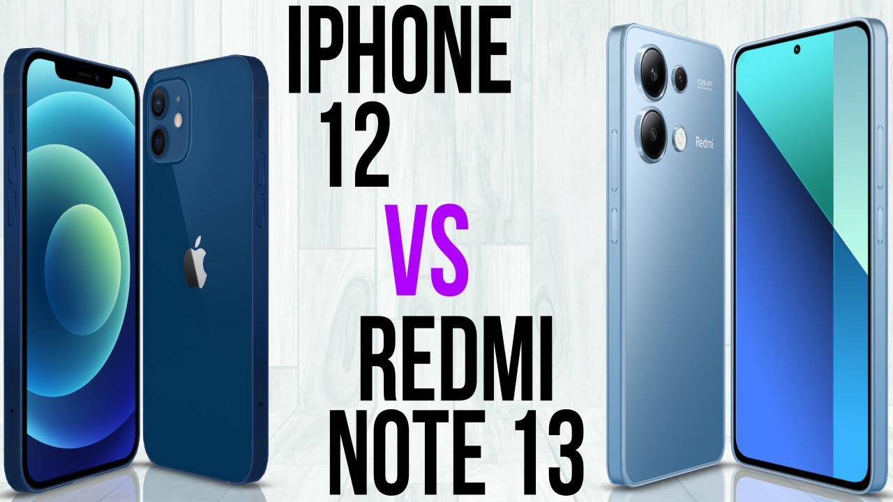 iPhone 12 vs Redmi Note 13 (Comparativo & Preços) - YouTube