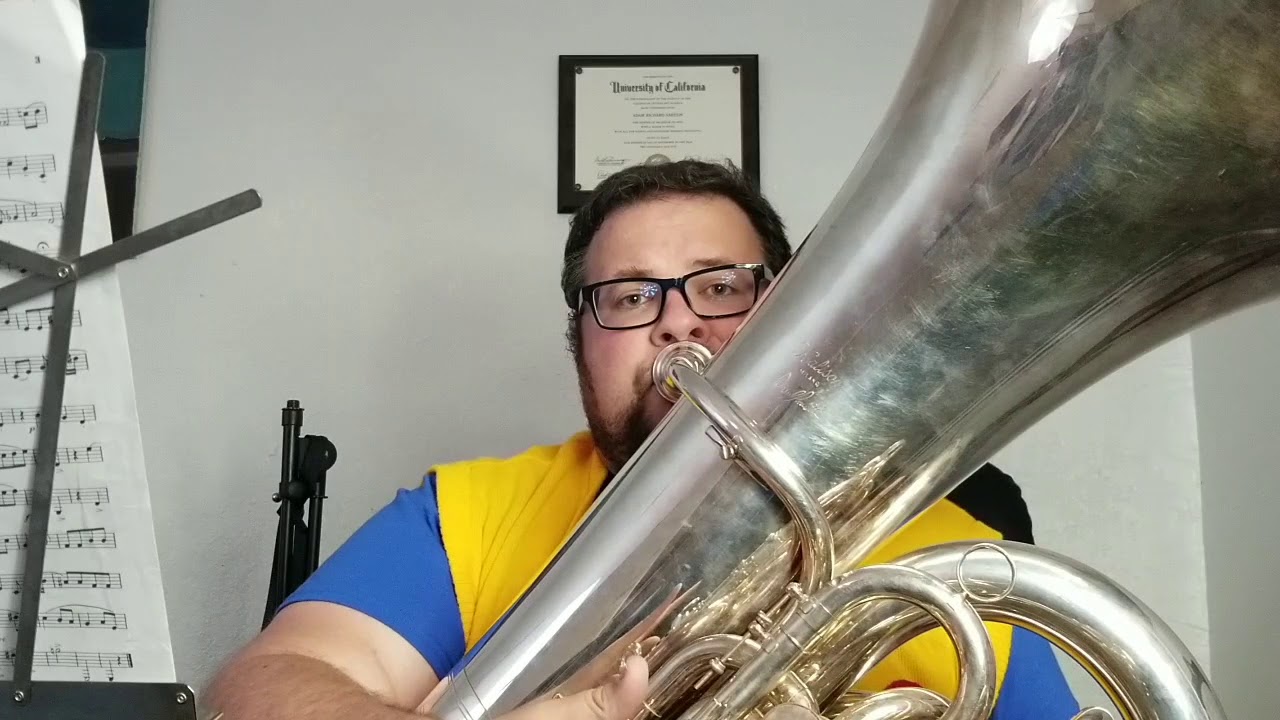 Adam Plays the Tuba: VGM #1 Super Mario - YouTube