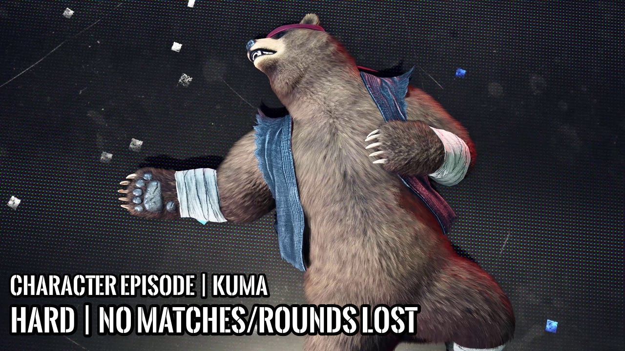 TEKKEN 8 | Kuma | CHARACTER EPISODES | HARD | No Matches/Rounds Lost ...