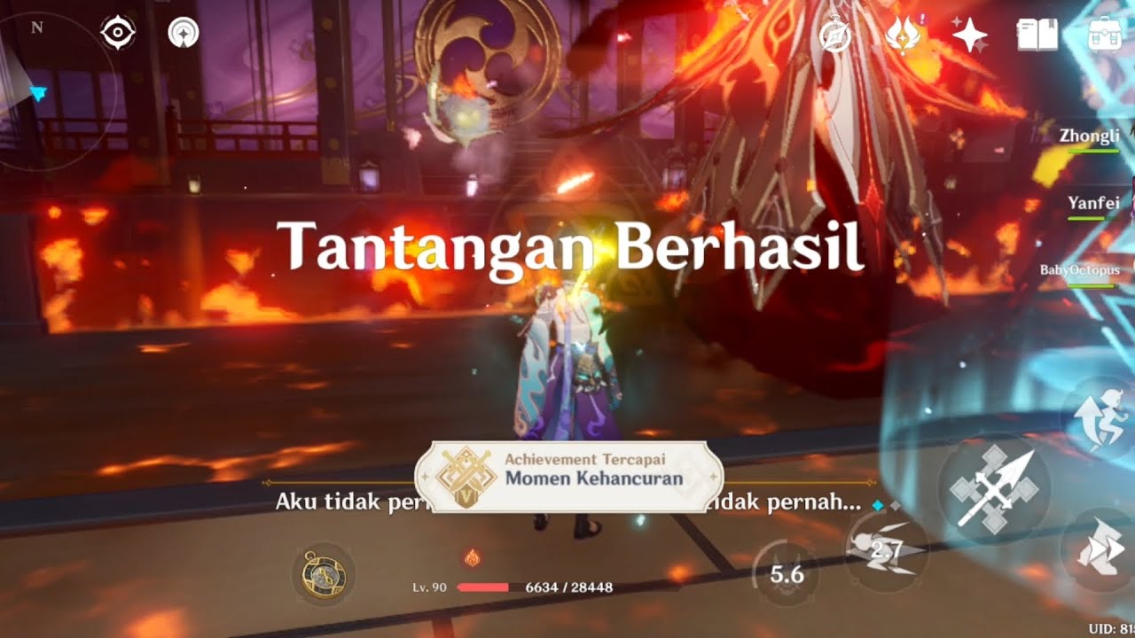 Achievment Momen Kehancuran ! Mengalahkan signora tanpa crimson lotus ...