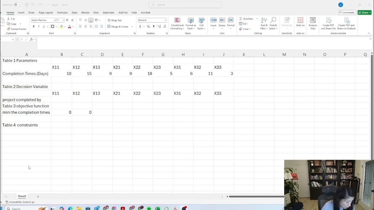How to use Excel Solver to solve Assigning Project Leaders to Clients - YouTube