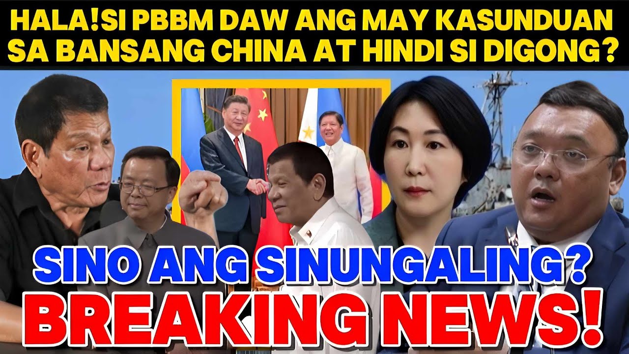 BREAKING NEWS|CHINA SINABI NA SI PBBM ANG MAY KASUNDUAN AT HINDI SI ...