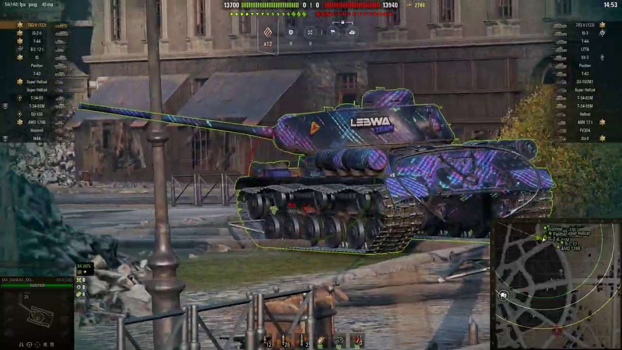 World of Tanks | object 703 version II - 13 kills, 5K dmg - YouTube