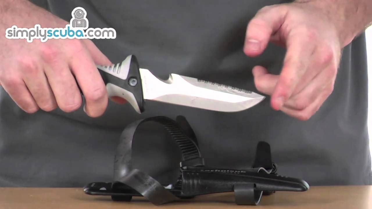 Aqua Lung Zak 2 Knife - www.simplyscuba.com - YouTube