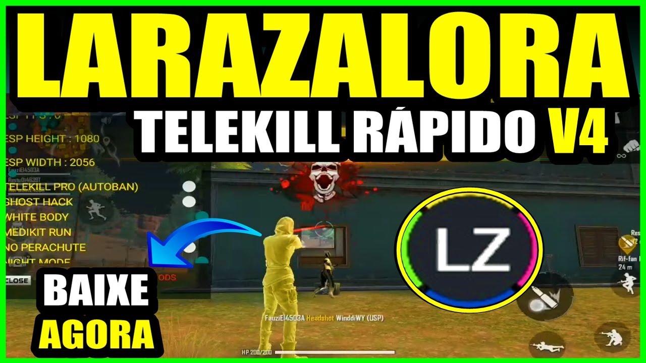 SAIU!! NOVO LARAZALORA V4 COM TELEKILL RÁPIDO -LINK LIBERADO PARA TODOS OS INSCRITOS DO CANAL ...