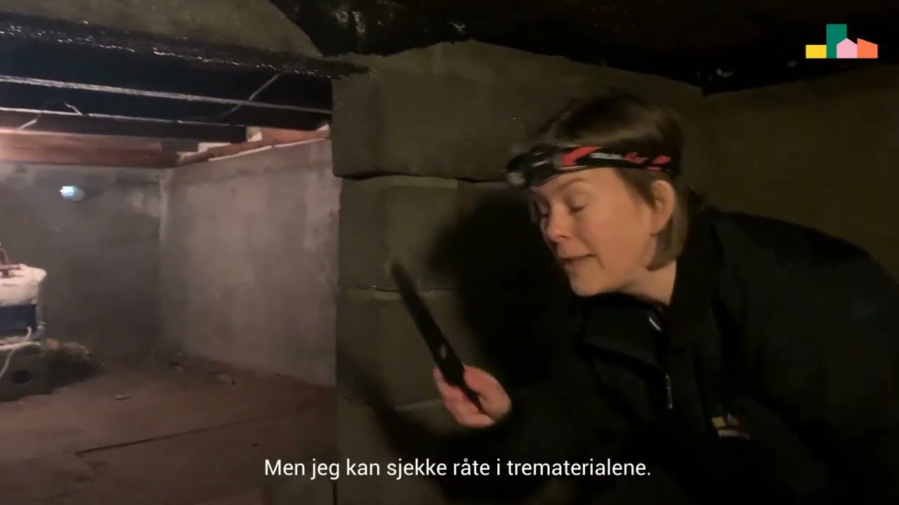 Inspeksjon av krypkjeller - YouTube