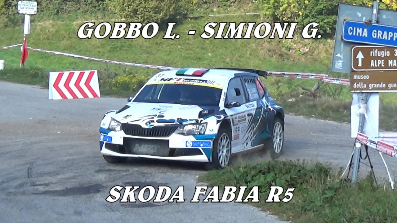 GOBBO LUCA - SIMIONI GIORGIO | SKODA FABIA R5 | RALLY BASSANO 2023 ...