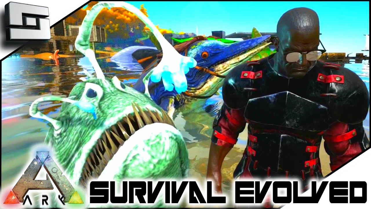 ARK: Survival Evolved - ANGLER & ICHTHY TAMING w/ MAZION! S2E74 ...