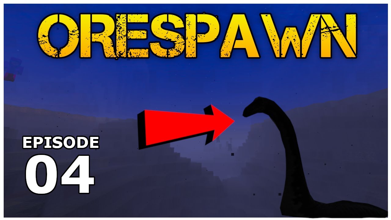 MINECRAFT ORESPAWN LET'S PLAY - EPISODE 4: SEA MONSTER! (1.7.10) - YouTube