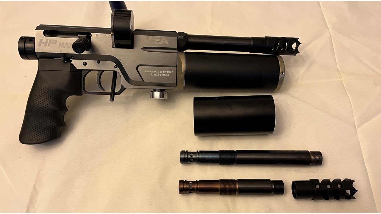 New custom D.I.Y. M50 pistol kit by Texoma Precision Pellet VID99 - YouTube