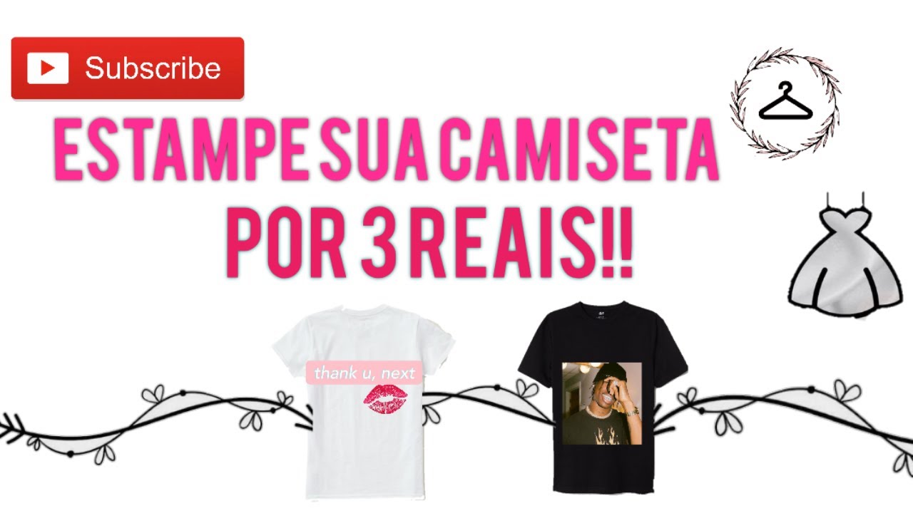 Tutorial de como fazer uma estampa na sua casa!! - YouTube