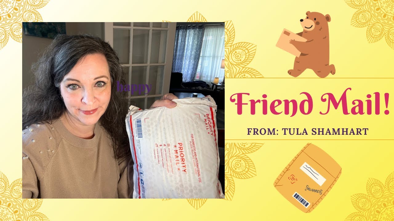 Friend Mail from Tula Shamhart #friendmail #waxcommunity - YouTube