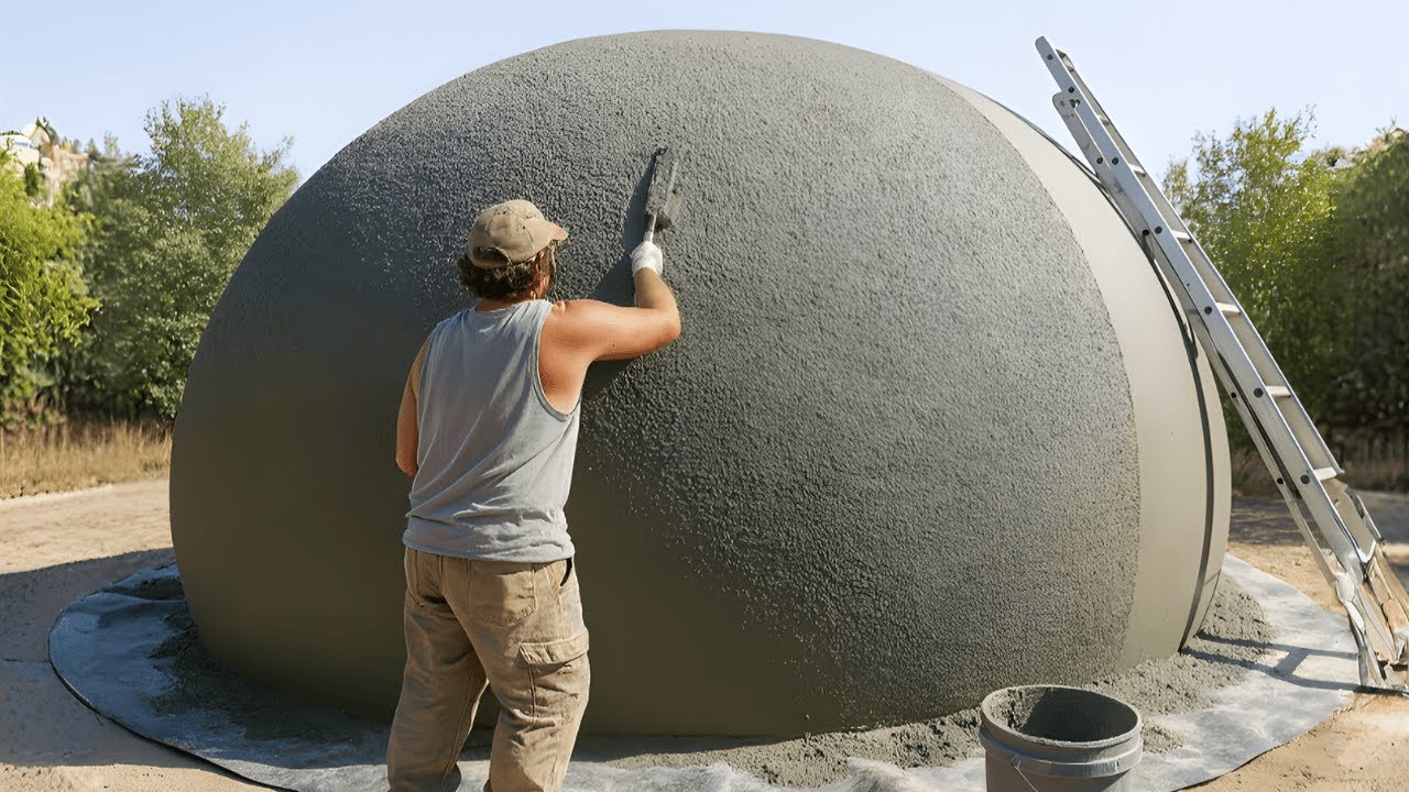 Así Construyen Casas en Forma de Domo con Concreto ¡Tecnología ...