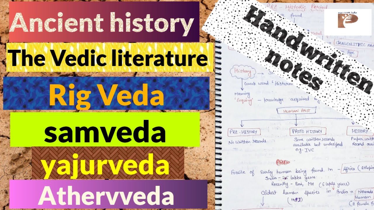 The Vedic literature||Handwritten notes of ancient history||@Ritu-lv2qp ...
