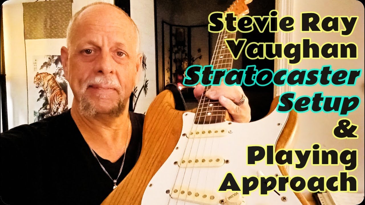 Stevie Ray Vaughan Approaches, Double Stops, Pick Attack, Stratocaster Setup- Brian K Guitar ...