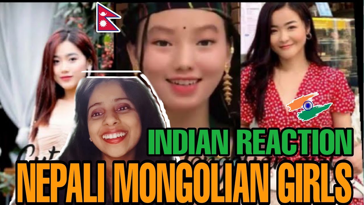 INDIAN REACTION ON NEPALI MONGOLIAN GIRLS | REACTIONS WORLD - YouTube