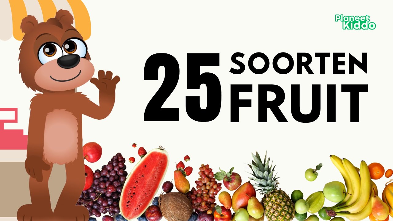 Fruit Leren In Het Nederlands | Voor Peuters En Kleuters | Learn Fruits ...