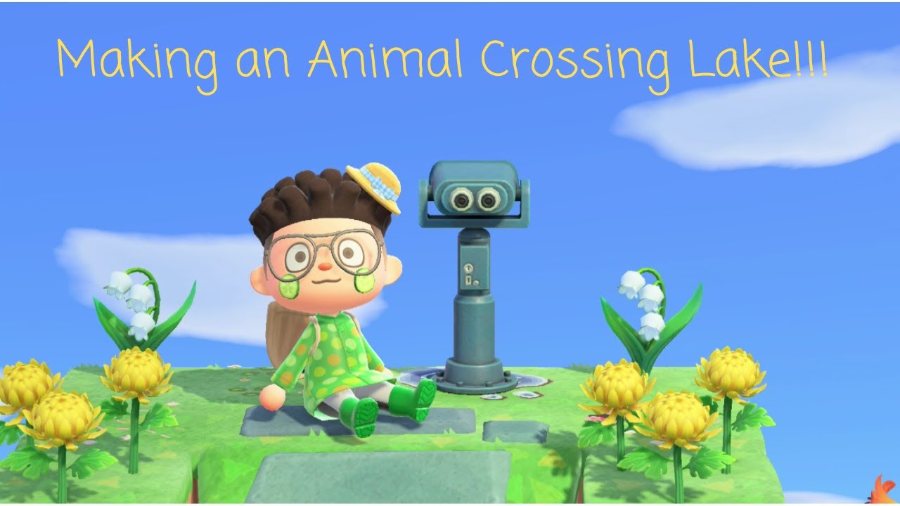 Making an Animal Crossing Lake!!! | Nick Plays - YouTube
