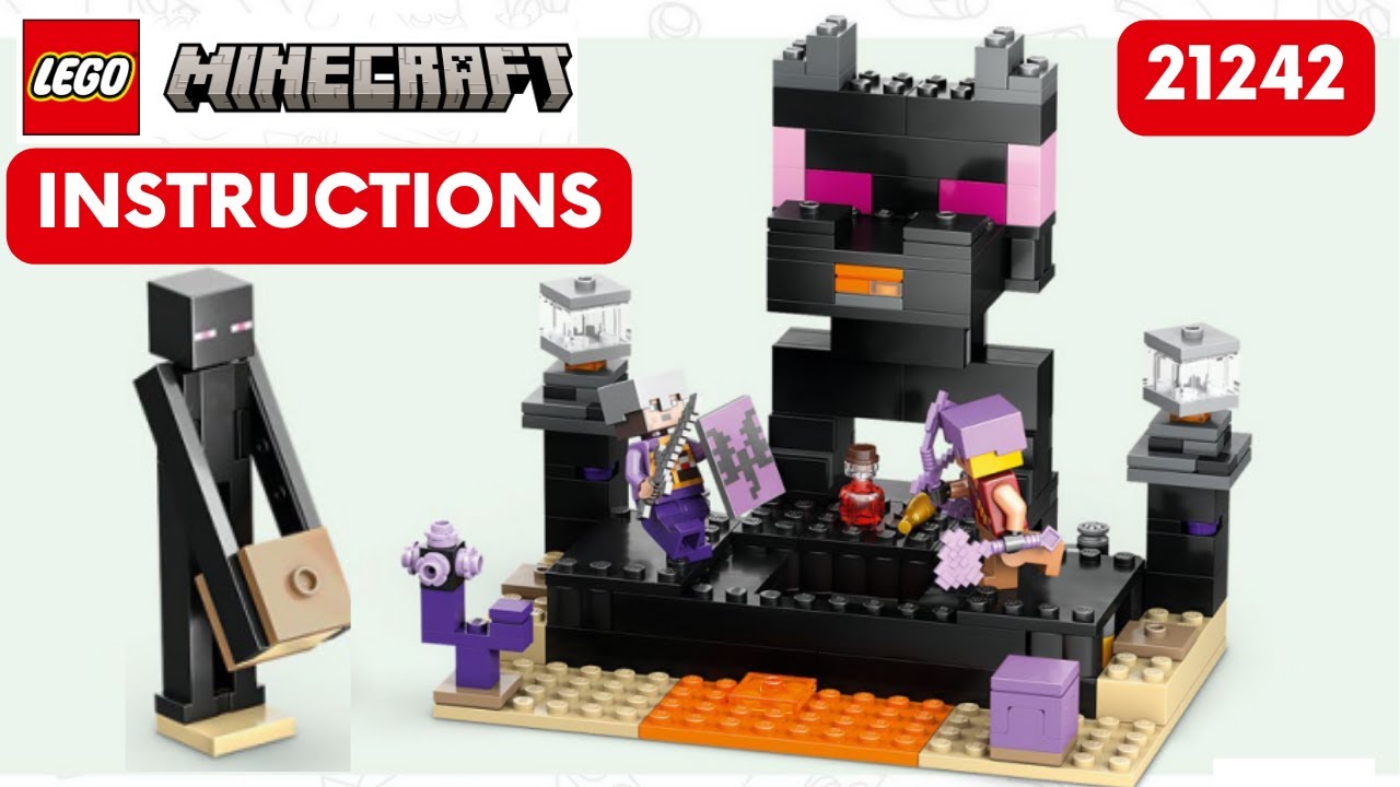 LEGO 21242 The End Arena Building instructions - LEGO® Minecraft™ - YouTube