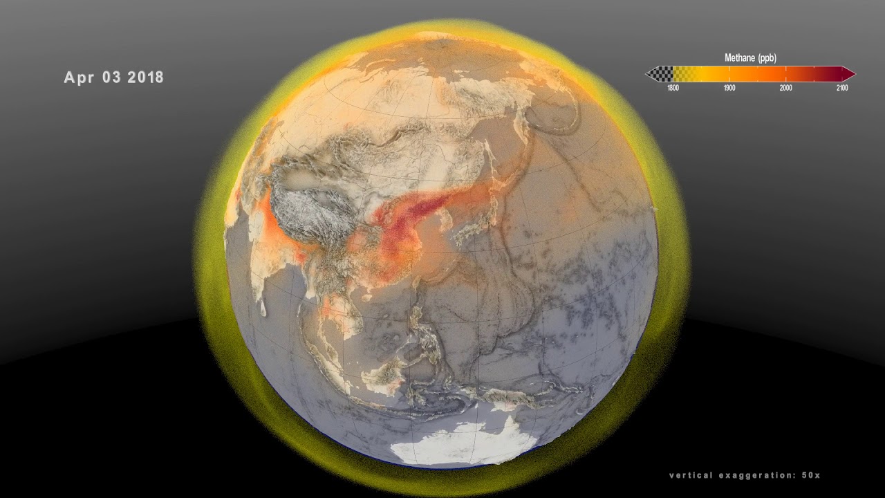 Global Atmospheric Methane for Earth Day 2020 - YouTube