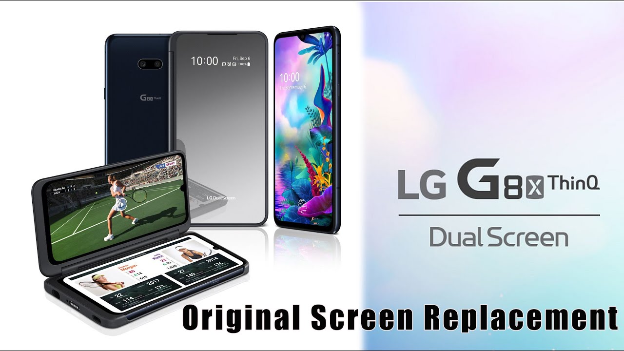LG G8X ThinQ DS G850EMW Screen Replacement Tutorial - Wymiana ...