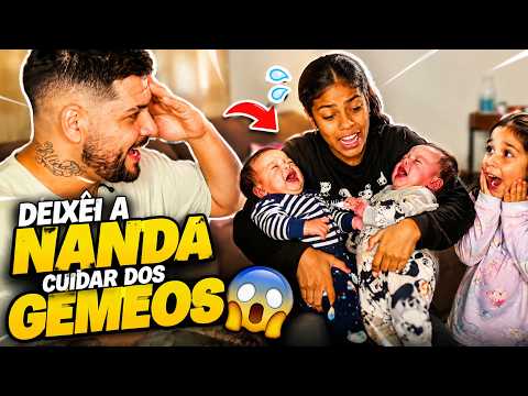 24 HORAS CUIDANDO DOS GÊMOS (DEU RUIM)