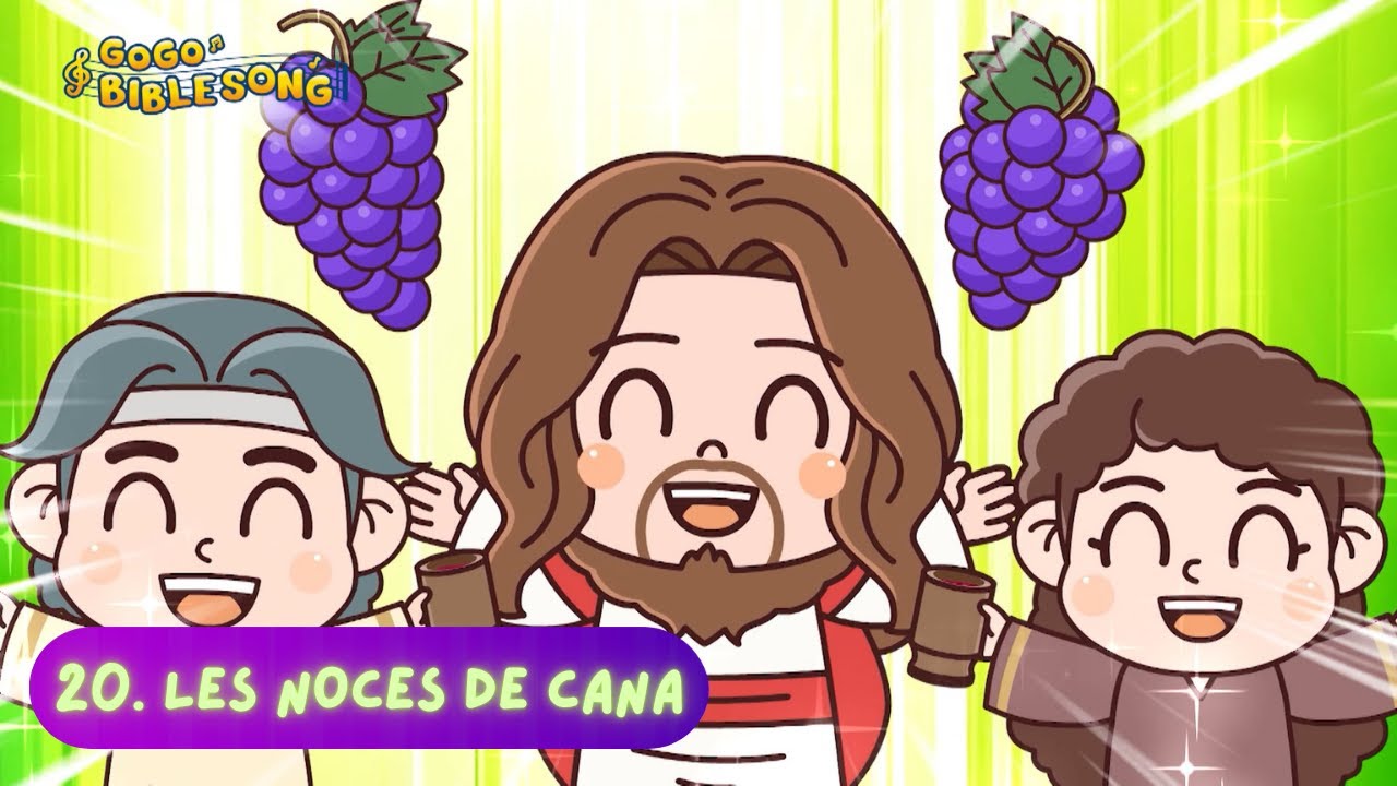 GOGO BIBLE SONG 🎶 Les noces de Cana 🍇🍷😙🎶 - YouTube