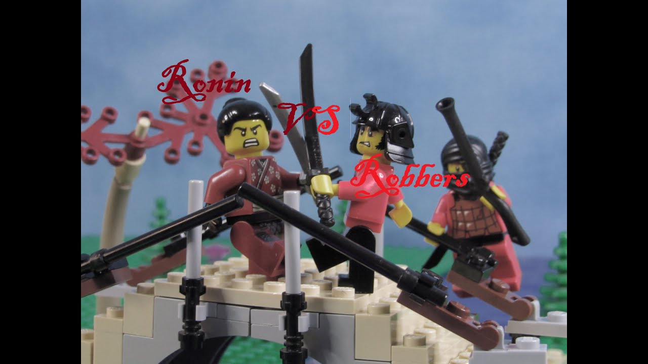 Ronin Vs Robbers/Lego Samurai Stop Motion - YouTube