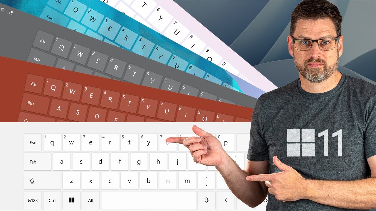 Tips for the new Touch Keyboard in Windows 11 - YouTube