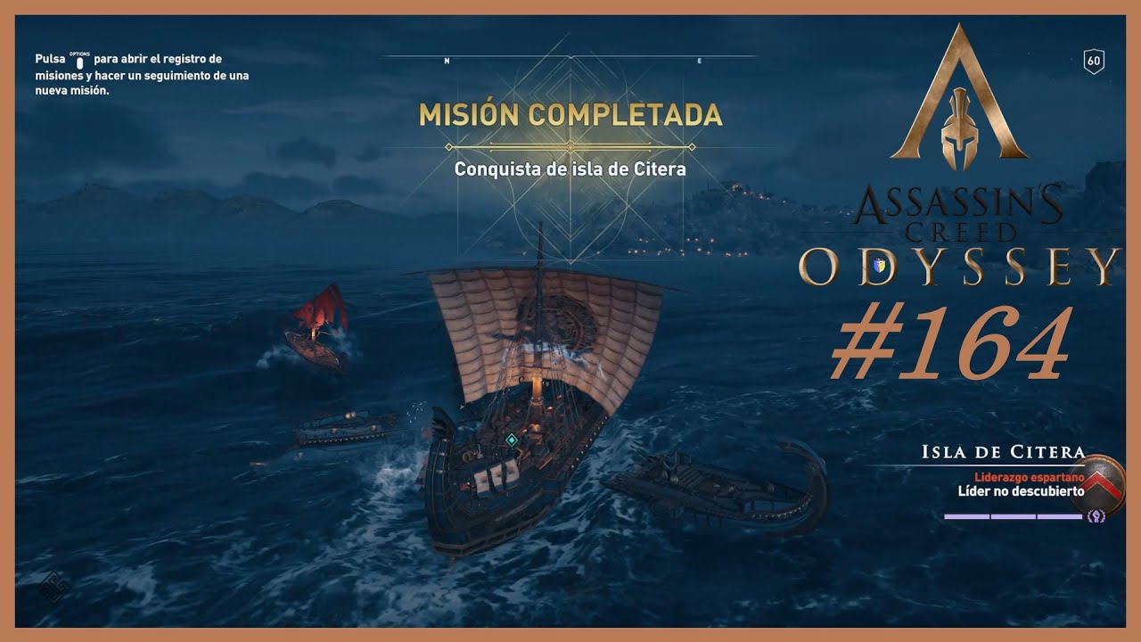 Assassin's Creed: ODYSSEY. #164: Sur Citera + Casa del Líder + Líder + Conquista Naval Citera ...