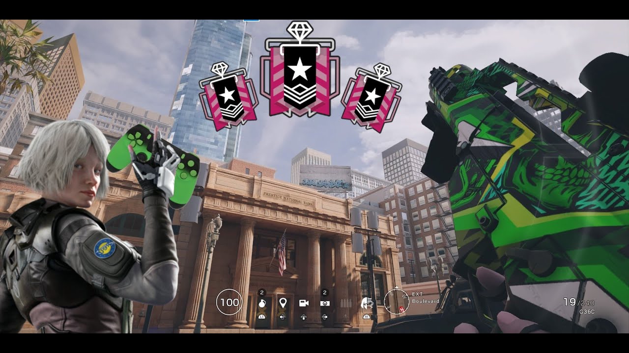 XBOX CHAMP PLAYS PS4!!! | Rainbow Six Siege Montage - YouTube